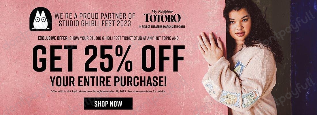 75% Off HOT TOPIC Promo Code, Coupons, November 2023