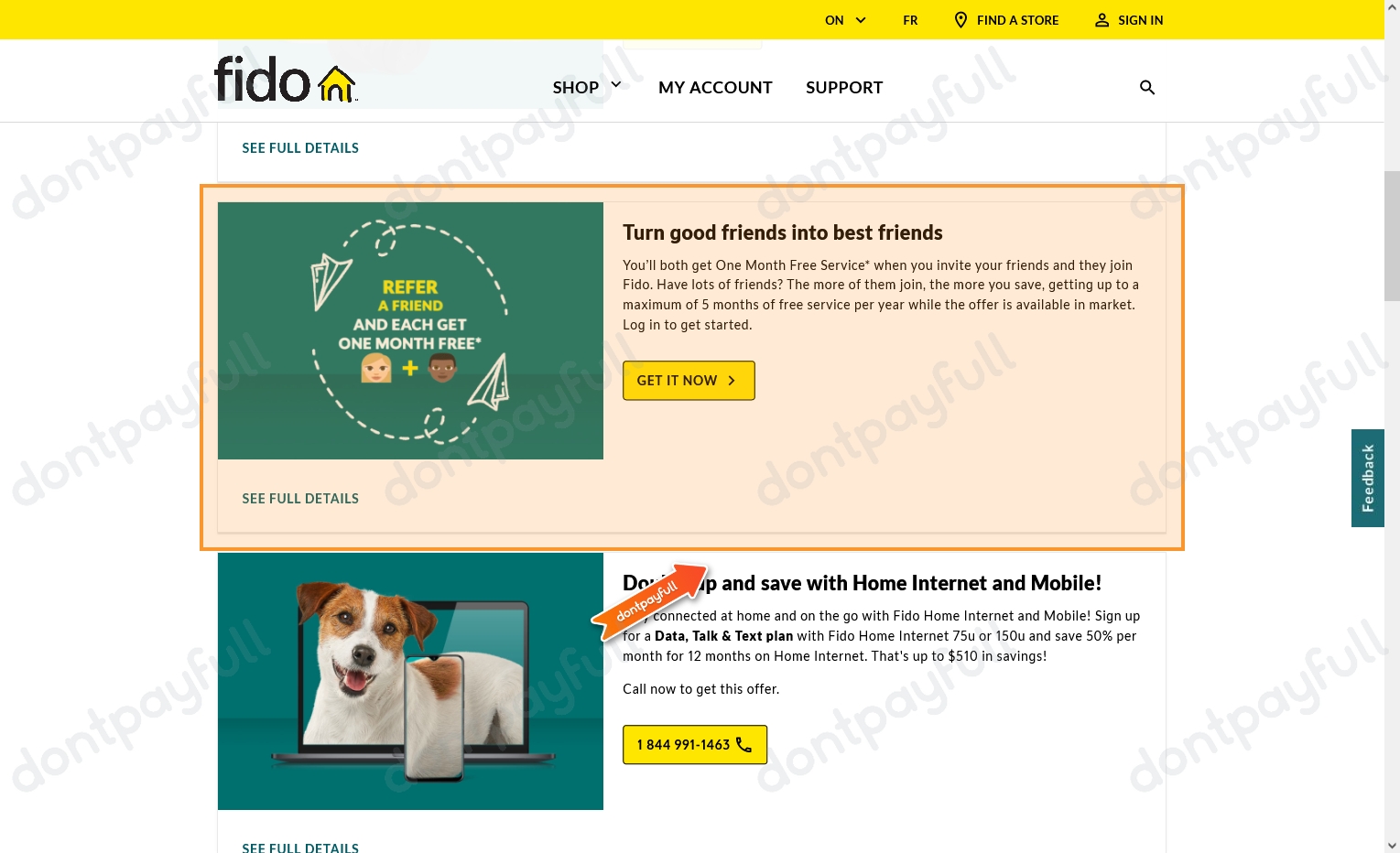 Fido Canada Vouchers (50% Discount) - Oct 2022