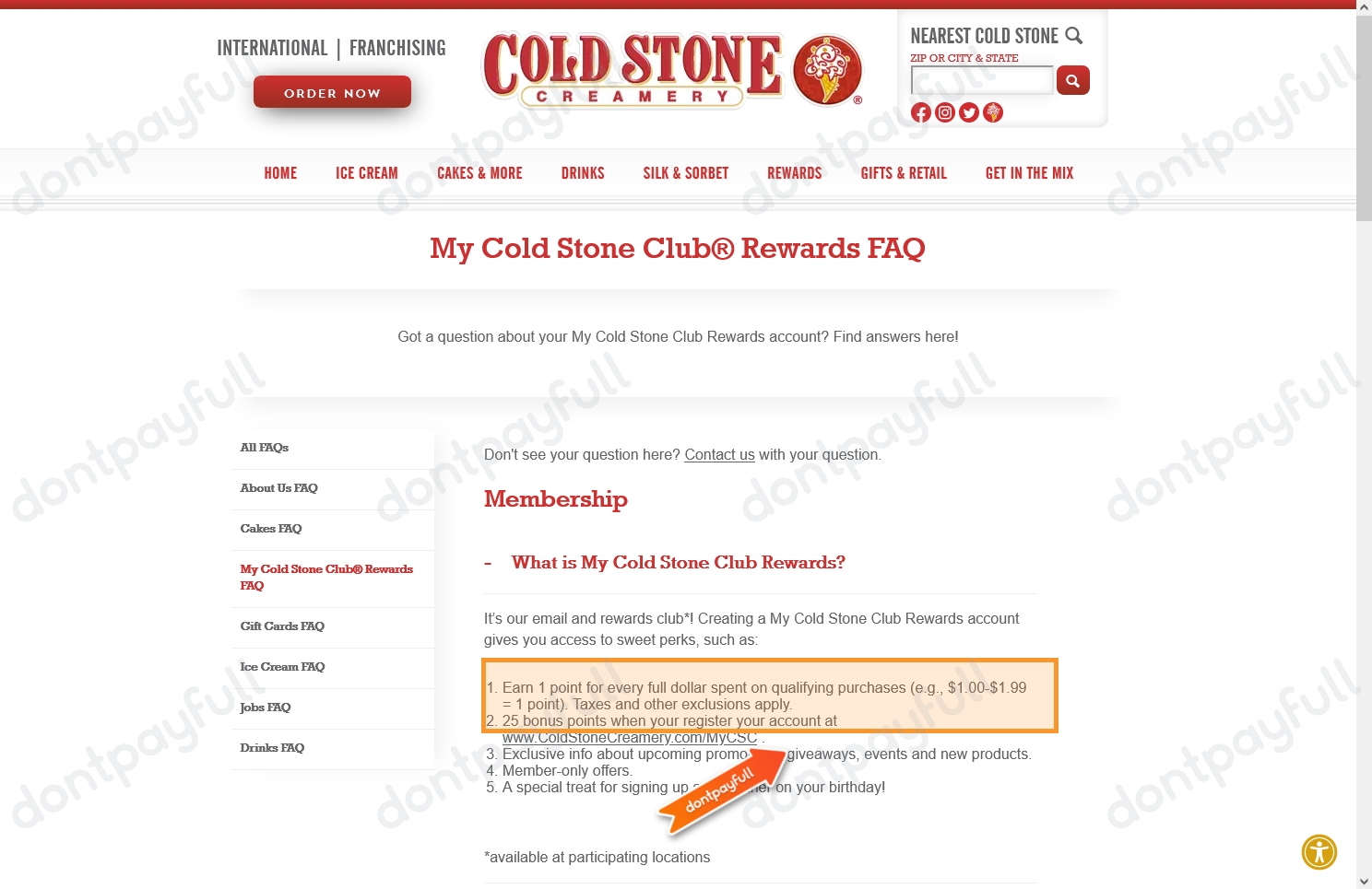Cold Stone Creamery Coupons (10% Discount) - Aug 2022