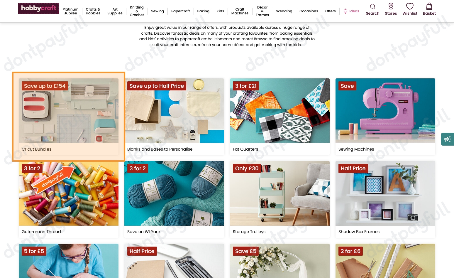 65% Off Hobbycraft Discount Codes, Vouchers & Free Shipping