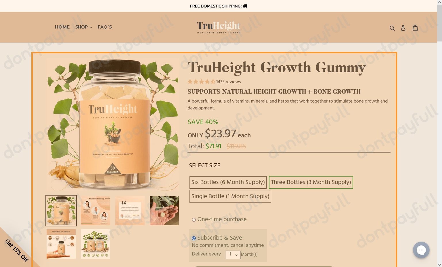 65% Off TruHeight DISCOUNT CODES ⇨ September 2024