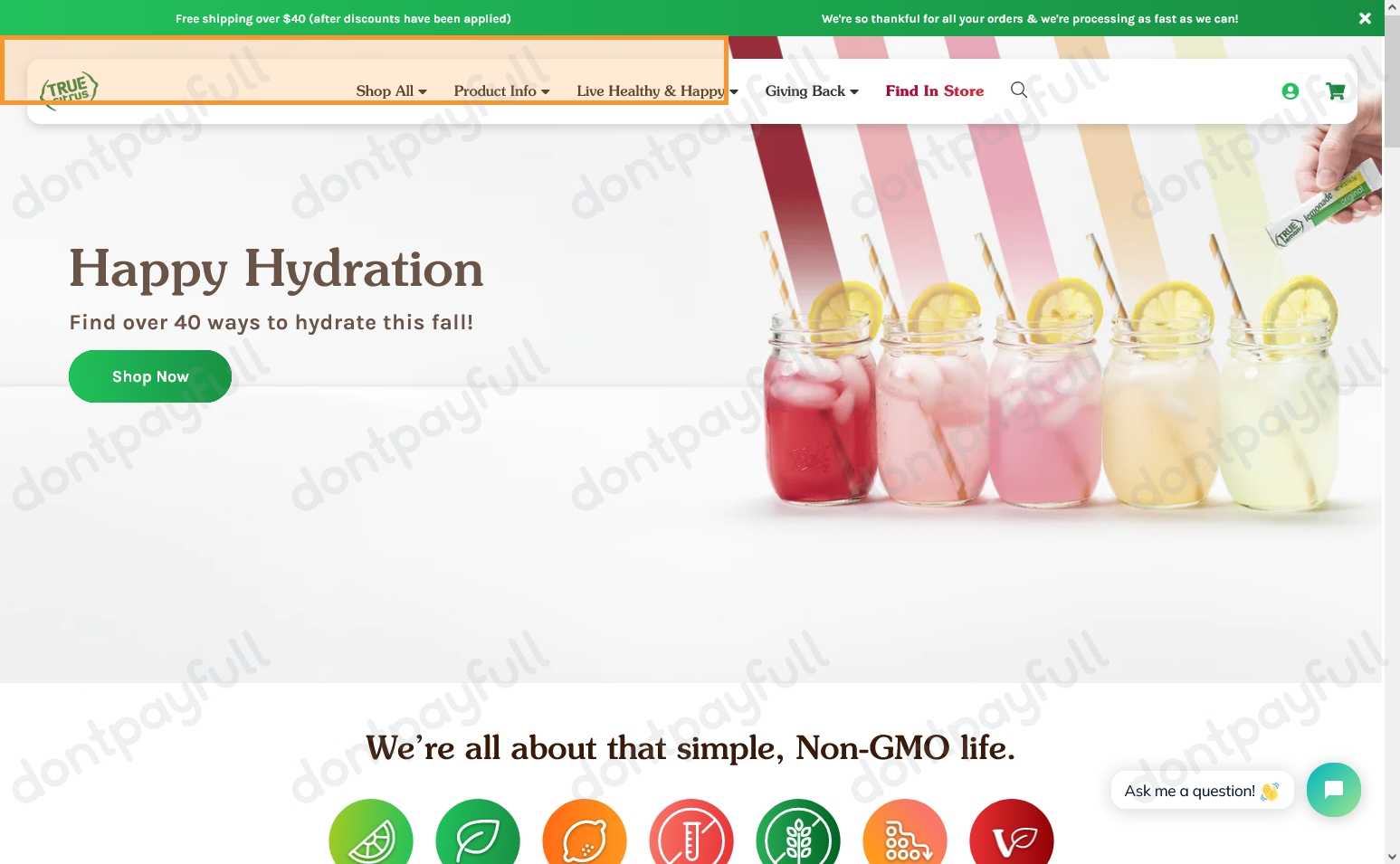 50% Off True Lemon COUPON CODES ⇨ August 2024