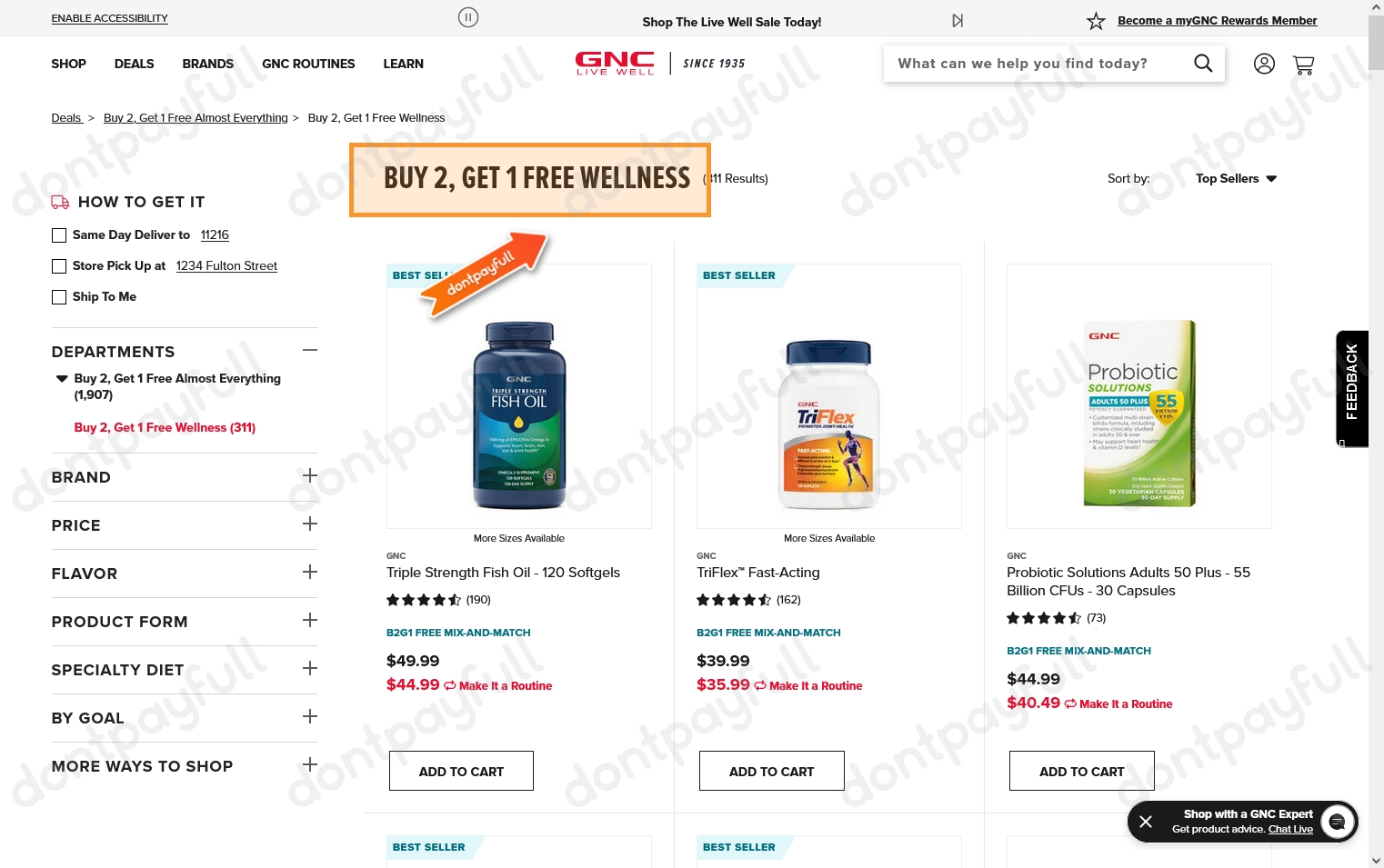 80% Off GNC Promo Codes, Coupon Codes - August 2024