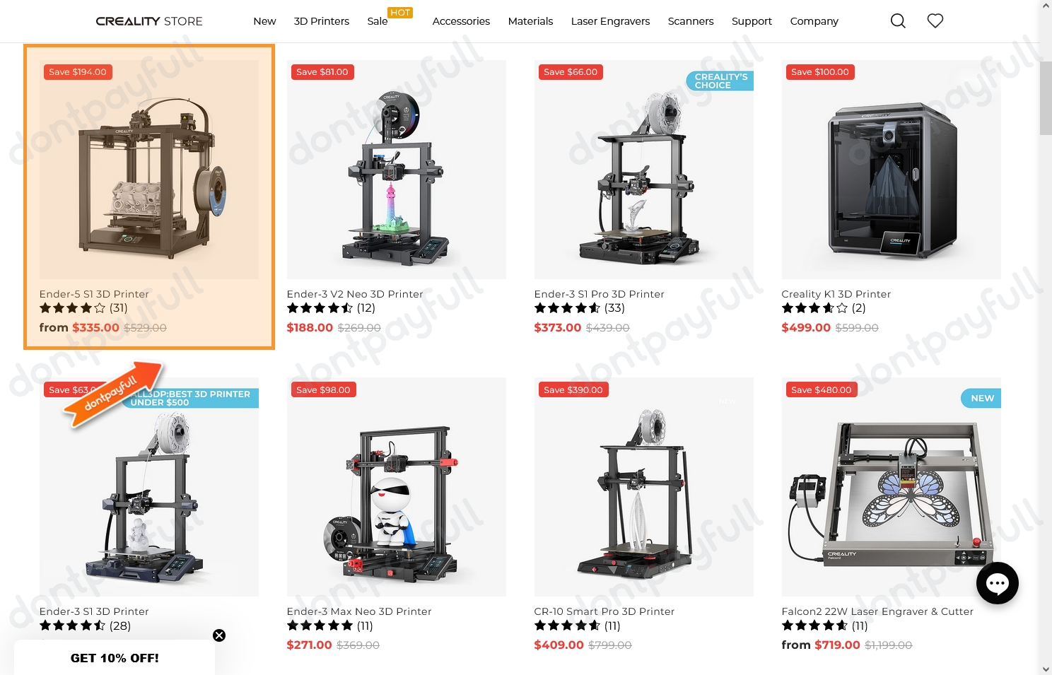 60% Off Creality COUPON CODES (40 Active) October 2024