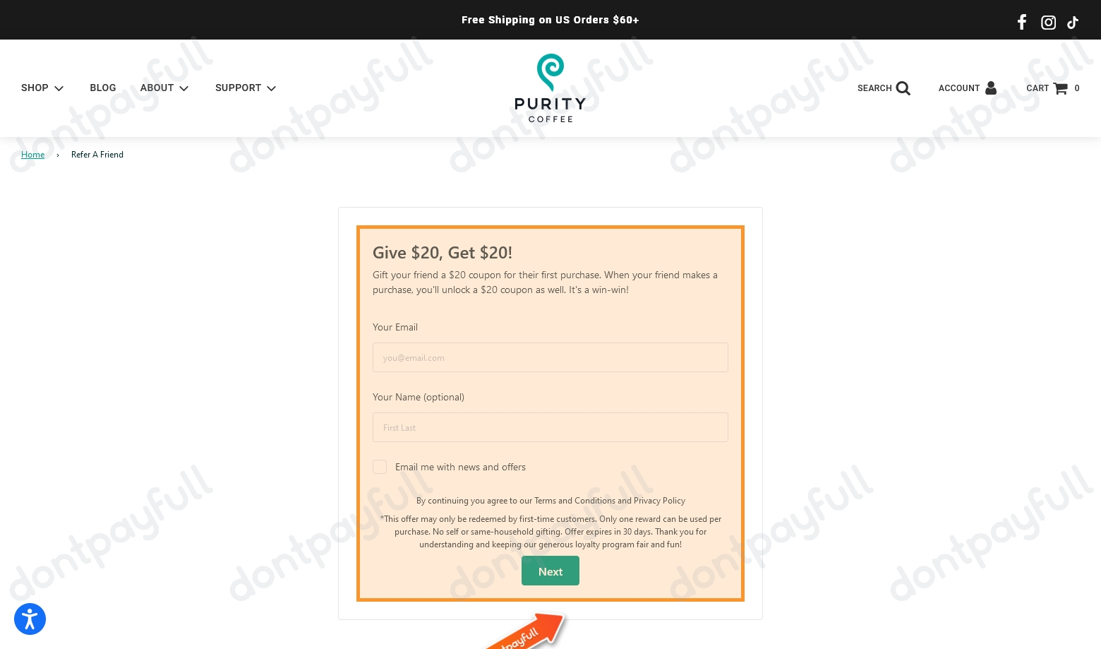 40% Off Purity Coffee Coupon, Discount Codes - Jan 2024