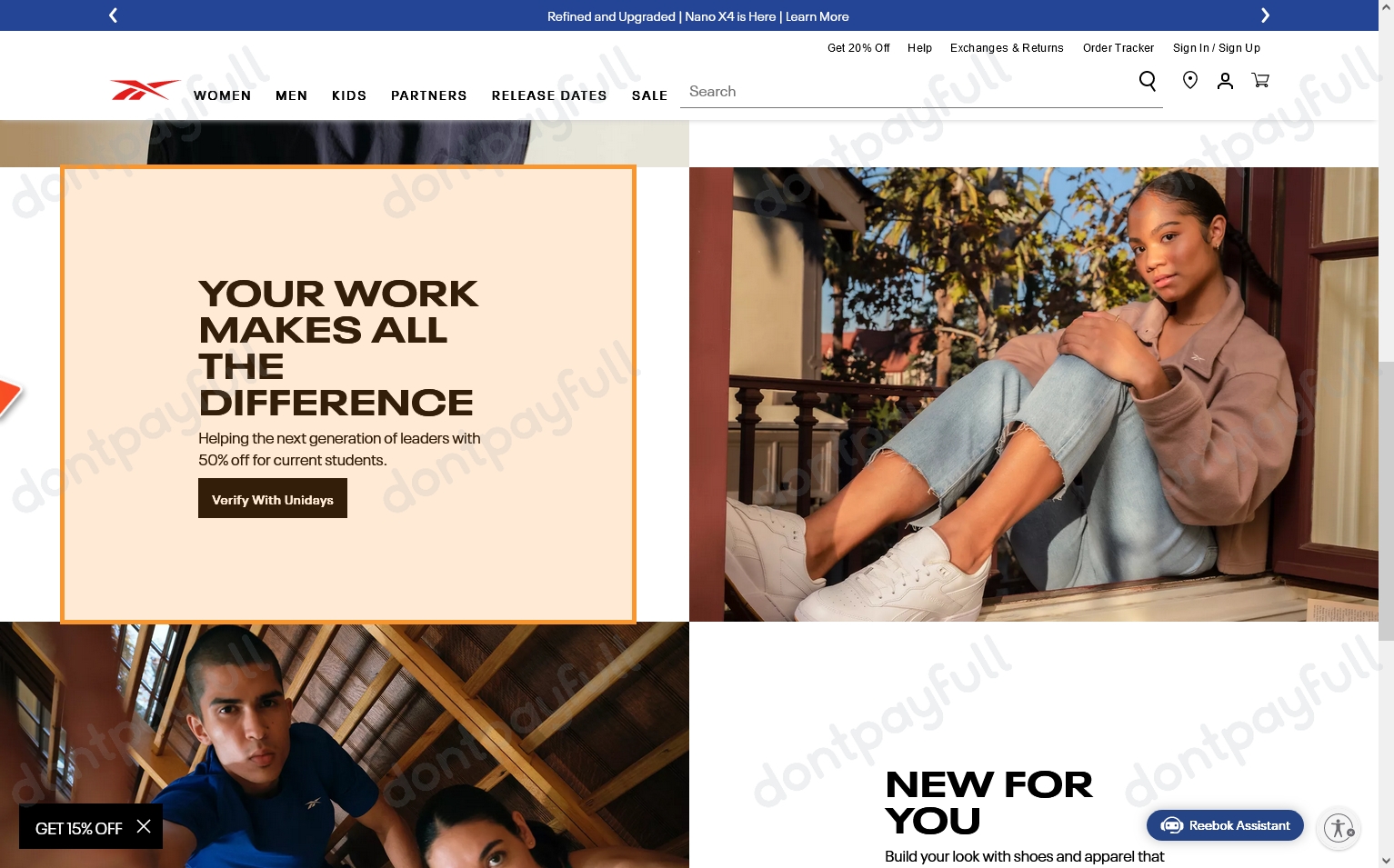 Reebok Promo Codes - 50% Off Coupon Codes Sept. 2024