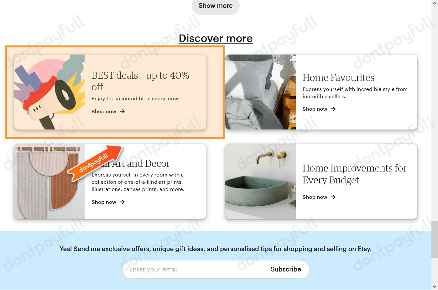 Etsy Coupon Codes - Get 70% OFF in November 2024