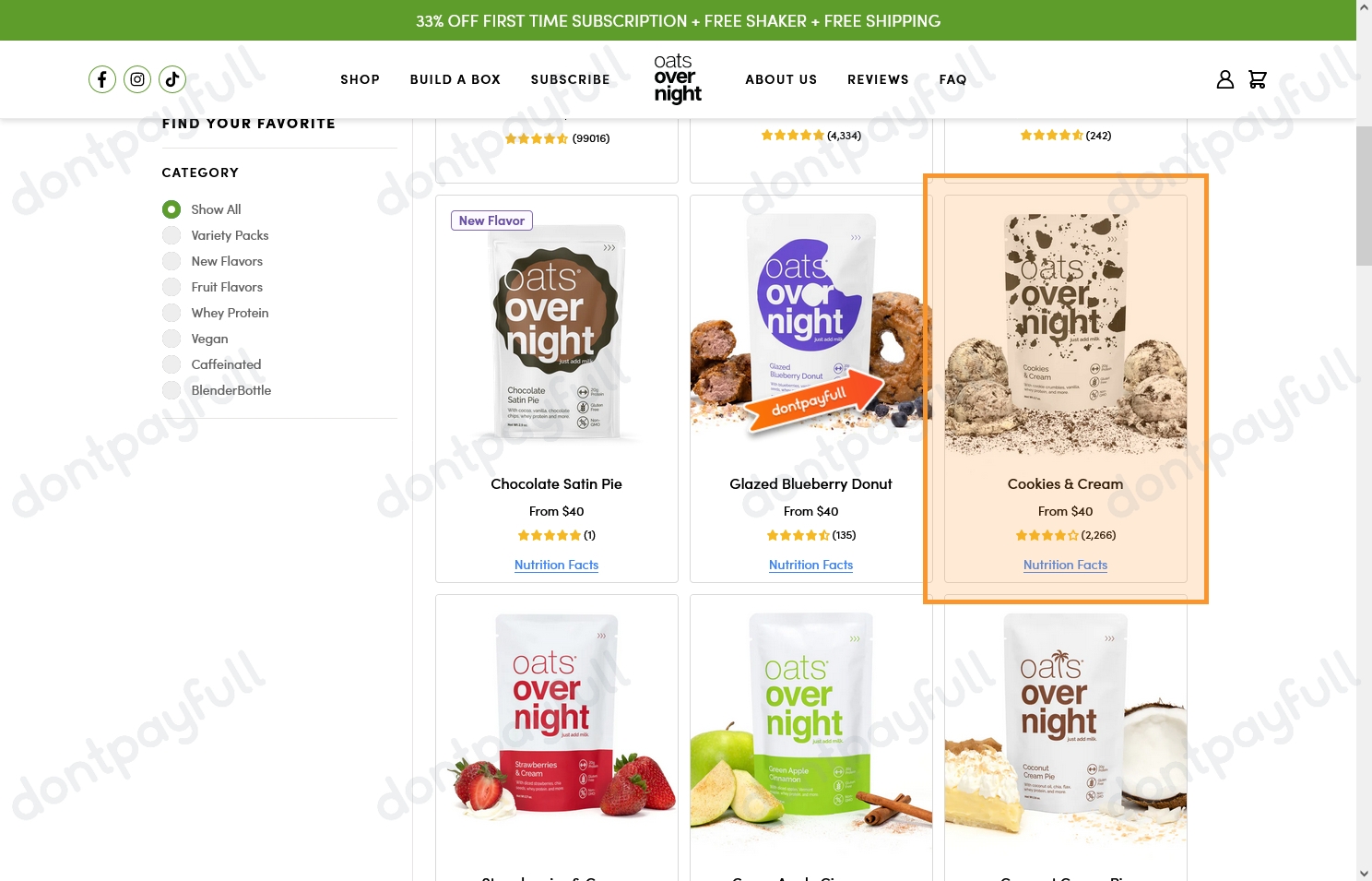 33% Off Oats Overnight Discount Codes, Promo Codes 2024