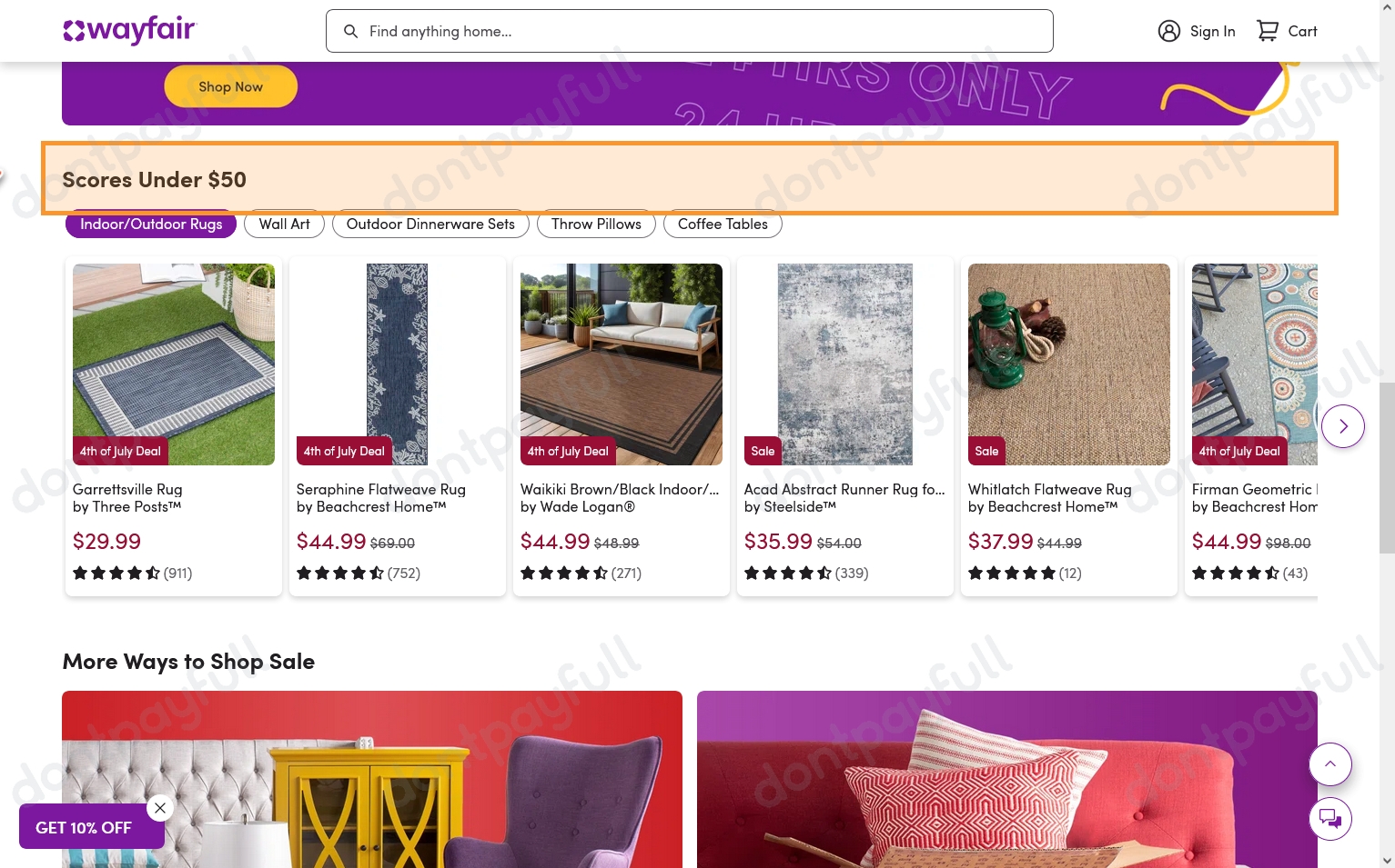 80% Off Wayfair Coupon, Promo Codes - July 2024