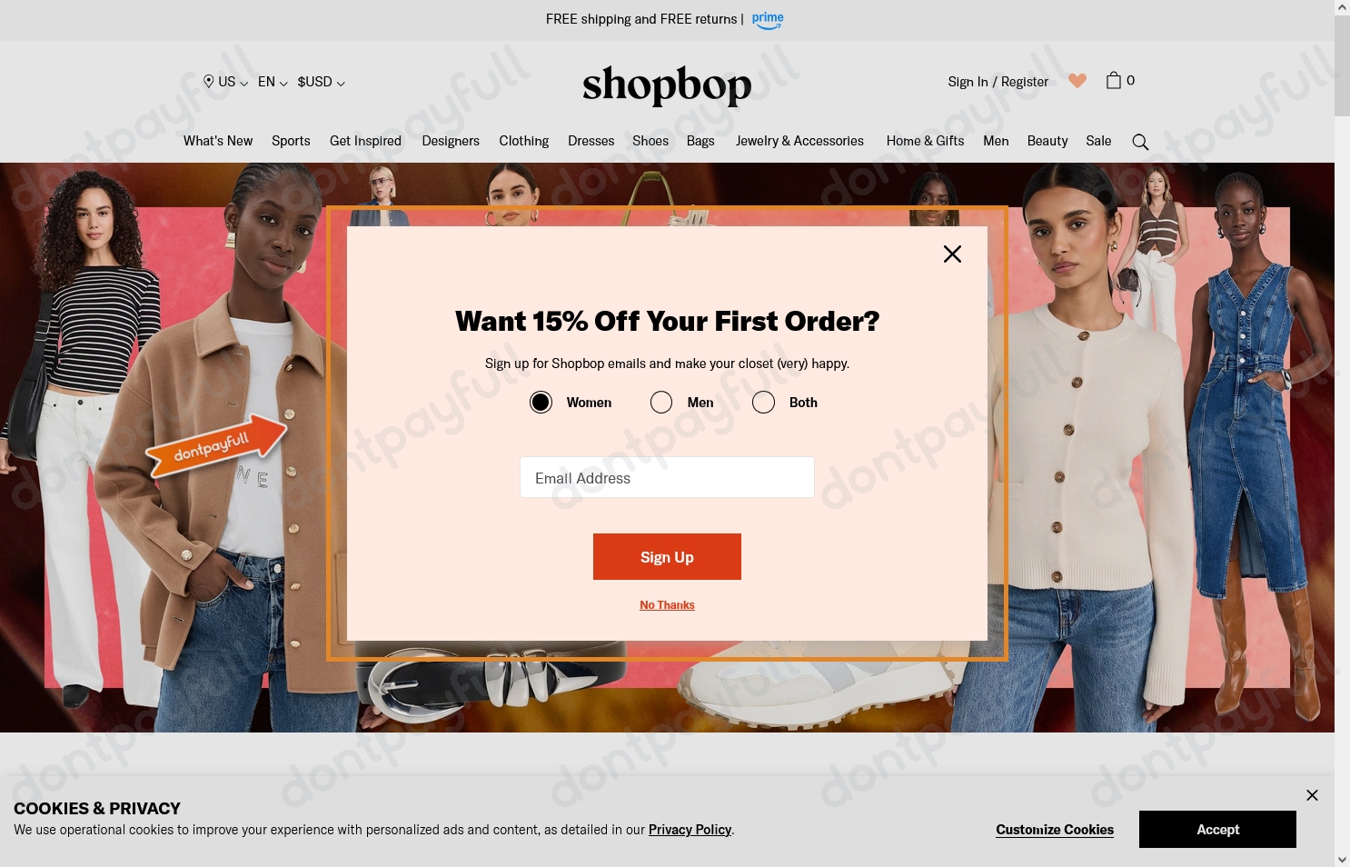 75% Off Shopbop Promo Codes - (43 Active) December 2024