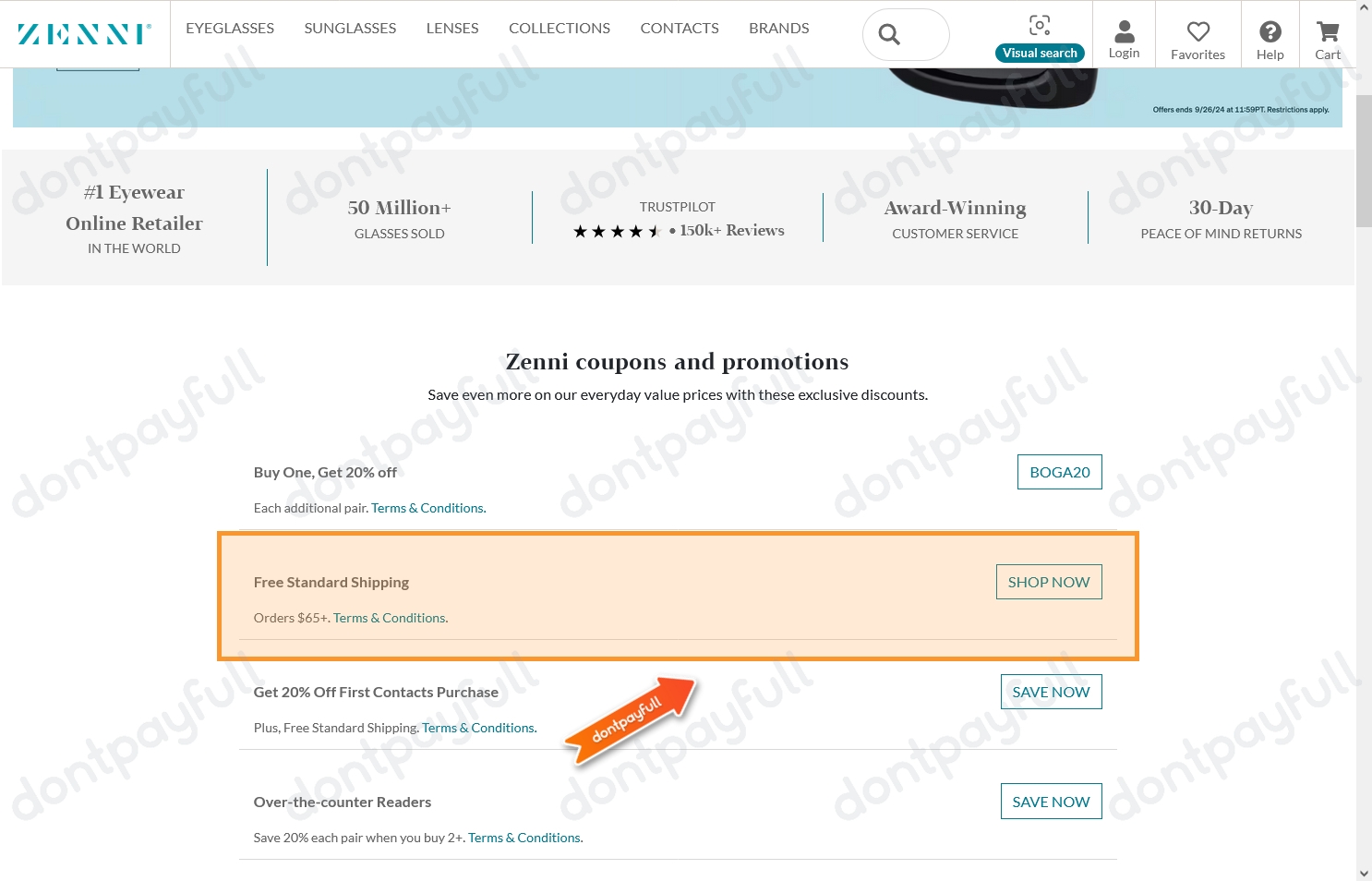 65% Off Zenni Optical Promo Codes, Coupon Codes - 2024