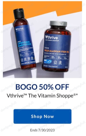 75% Off The Vitamin Shoppe Coupon, Coupon Codes, Jul 2023