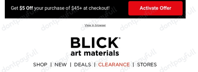 70% Off Blick Promo Code, Coupons - July 2023