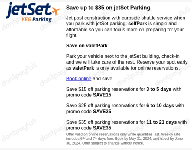 20% Off Jetset Parking Promo Code, Coupons - May 2024