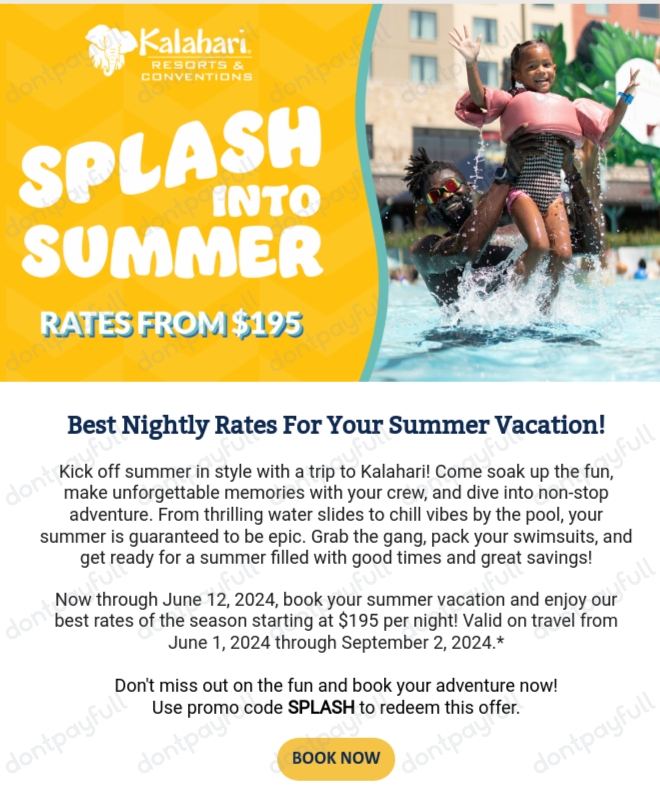 60% Off Kalahari Resorts PROMO CODE ⇨ June 2024