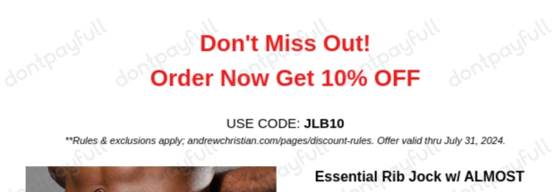70% Off Andrew Christian DISCOUNT CODE ⇨ July 2024