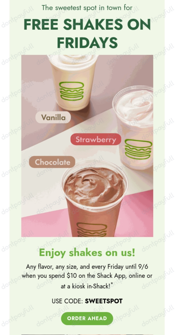 $15 Off Shake Shack Coupon, Promo Codes - July 2024