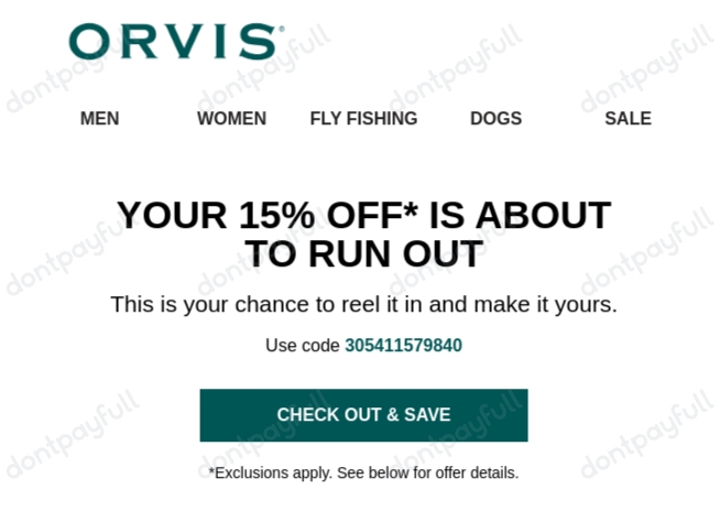 40% Off Orvis Promo Code, Coupons - December 2024