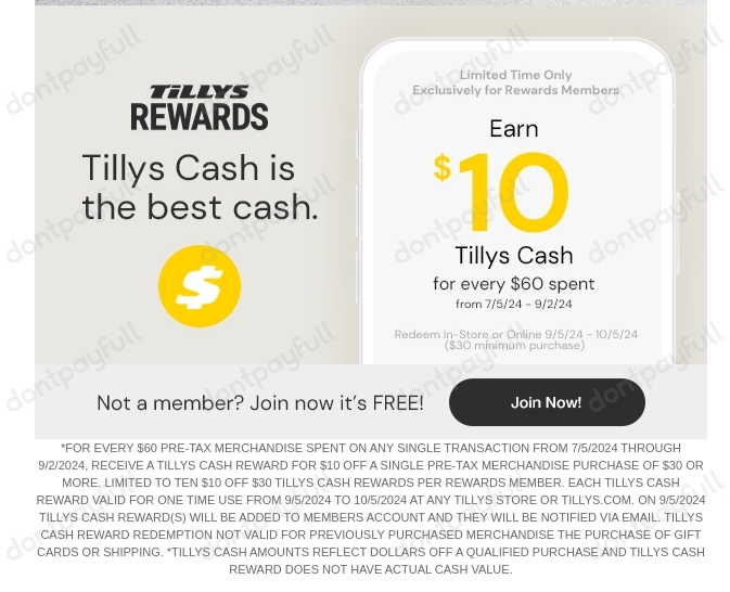 70% Off Tillys Promo Codes, Coupons - August 2024