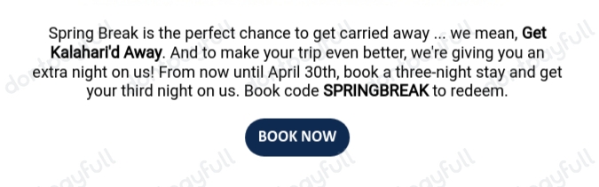 Kalahari Resorts Promo Codes - Get 20% Off in March 2025